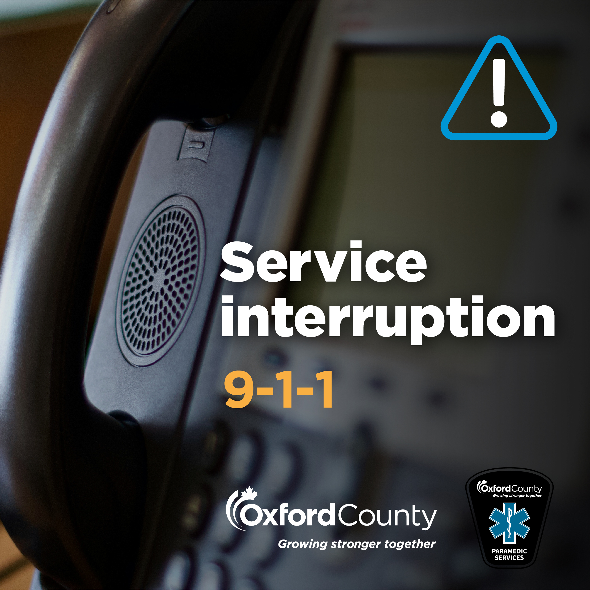 911 Service interruption in the 519 area code (Jan 14) - Oxford County